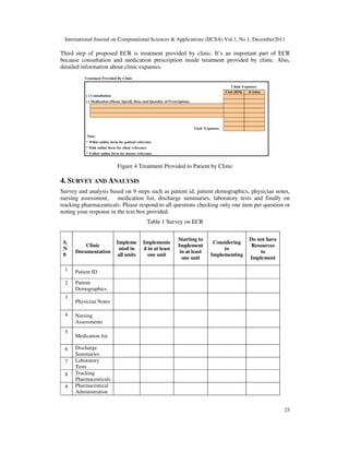 Proposed Framework For Electronic Clinical Record Information System | PDF