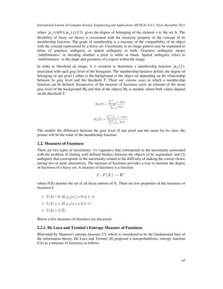 FUZZY SET THEORETIC APPROACH TO IMAGE THRESHOLDING | PDF