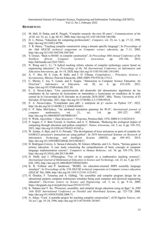 MODULAR AND DIDACTIC COMPILER DESIGN WITH XML INTER-PHASES COMMUNICATION | PDF