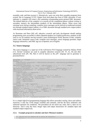 MODULAR AND DIDACTIC COMPILER DESIGN WITH XML INTER-PHASES ...