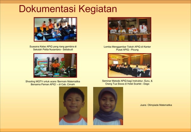 Olimpiade Matematika Kreatif bersama APIQ | PPT