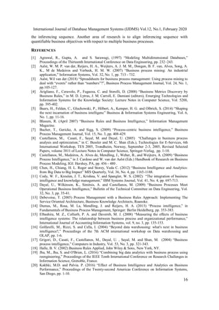 Operational Intelligence Performance Inferencing Across Business Processes | PDF