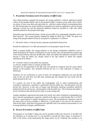 DETECTION OF FORGERY AND FABRICATION IN PASSPORTS AND VISAS USING ...