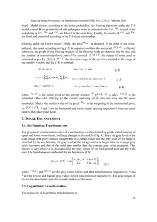 Research on Noise Reduction and Enhancement Algorithm of Girth Weld Image | PDF