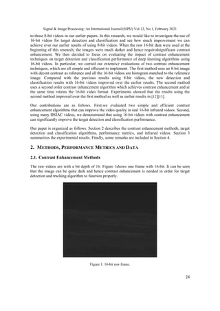Target Detection and Classification Improvements using Contrast Enhanced 16-bit Infrared Videos ...