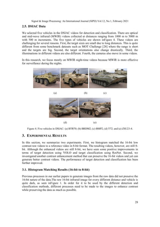 TARGET DETECTION AND CLASSIFICATION IMPROVEMENTS USING CONTRAST ...