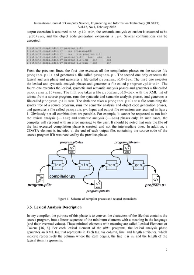 Modular and Didactic Compiler Design with Xml Inter-Phases Communication | PDF