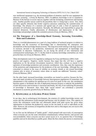 Externalities in Education, Scientific Knowledge and Scientific ...