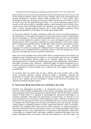 Externalities in Education, Scientific Knowledge and Scientific ...