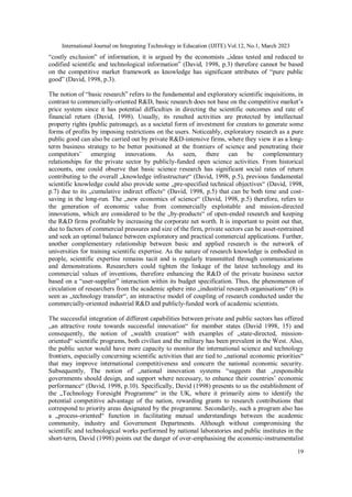 Externalities in Education, Scientific Knowledge and Scientific Research | PDF