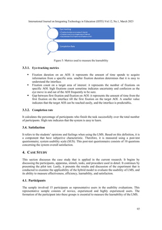 A MODEL FOR USABILITY EVALUATION OF LEARNING MANAGEMENT SYSTEMS | PDF