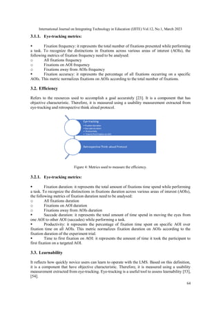 A Model for Usability Evaluation of Learning Management Systems | PDF