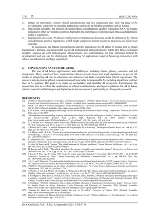 Artificial intelligence ethics: ethical consideration and regulations from theory to practice | PDF