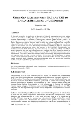 Using Gen AI Agents With GAE and VAE to Enhance Resilience of US ...