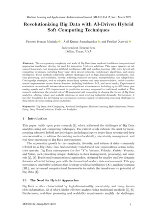 Revolutionizing Big Data with AI-Driven Hybrid Soft Computing Techniques | PDF