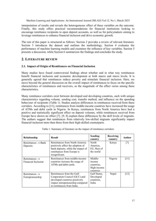 Understanding the Heterogeneous Impact of Remittances on Saving ...