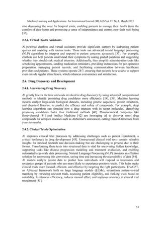 Artificial Intelligence and Cloud Computing in Healthcare: Innovations and Impacts | PDF