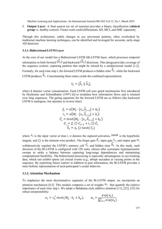 Detection of Alzheimer’s Disease using Bidirectional LSTM and Attention Mechanisms | PDF