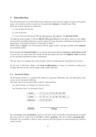 Web Information Retrieval - Homework 1 | PDF