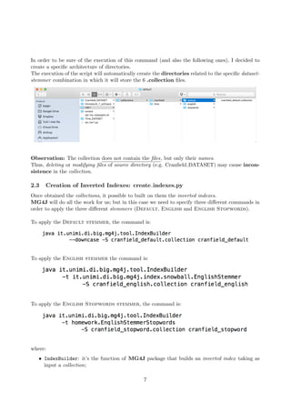 Web Information Retrieval - Homework 1 | PDF