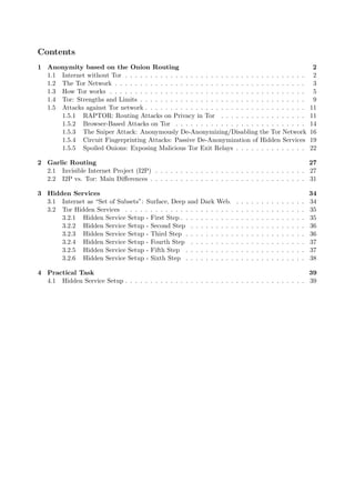 Anonymity in the Web based on Routing Protocols | PDF