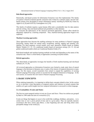 Temporal Information Processing: A Survey | PDF