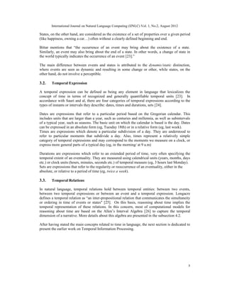 Temporal Information Processing: A Survey | PDF