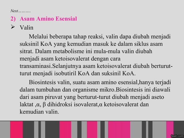 METABOLISME PROTEIN | PPT