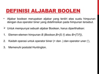 MATEMATIKA BISNIS - ALJABAR BOOLEAN.pptx