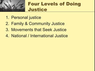 620-7 The Holy Spirit and Justice Movements | PPT