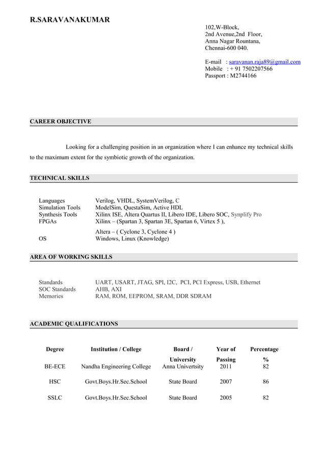 Resume | PDF