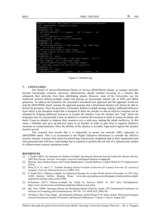 Defense-through-Deception Network Security Model: Securing University Campus Network from DOS ...