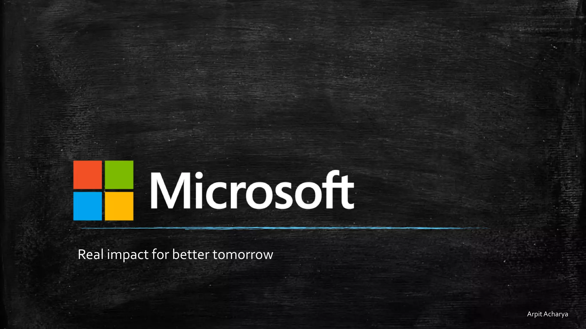 Microsoft Corporate Social Responsibility | PPTX