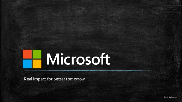 Microsoft Corporate Social Responsibility
