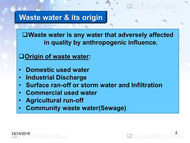 Waste Water Treatment | PPT