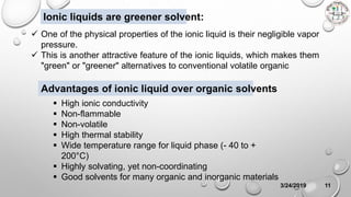 Ionic liquid by Jitu | PPTX