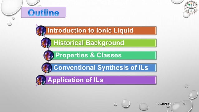 Ionic liquid by Jitu | PPTX | Chemistry | Science