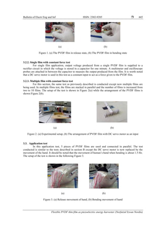 Flexible PVDF thin film as piezoelectric energy harvester | PDF | Science