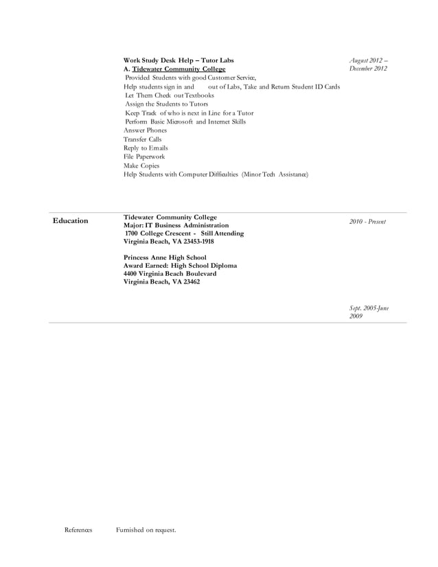 Glenn Felton Admin Resume | PDF