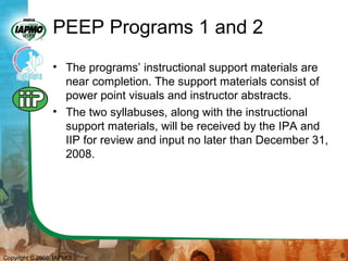 IPA NEC Presentation | PPT | Educational Assessment | Education