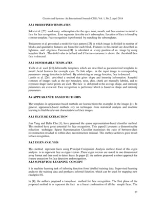 LITERATURE SURVEY ON SPARSE REPRESENTATION FOR NEURAL NETWORK BASED FACE DETECTION AND ...