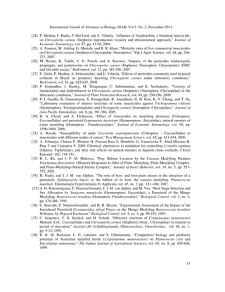 USE AND IMPACT OF INSECTICIDES IN MEALYBUG CONTROL. | PDF