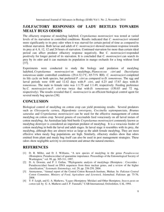 USE AND IMPACT OF INSECTICIDES IN MEALYBUG CONTROL. | PDF