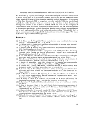 OFFLINE SPIKE DETECTION USING TIME DEPENDENT ENTROPY | PDF