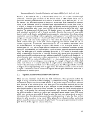 OFFLINE SPIKE DETECTION USING TIME DEPENDENT ENTROPY | PDF