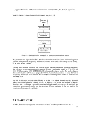 Speech Emotion Recognition by Using Combinations of Support Vector Machine (SVM), and C5.0 | PDF