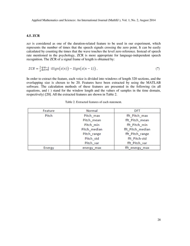 Speech Emotion Recognition By Using Combinations Of Support Vector Machine Svm And C50 Pdf