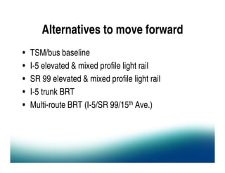 North Corridor Transit Project - December 16th Board Briefing | PPT