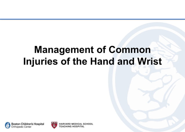 12162015 presentation of hand and wrist injuries | PPT
