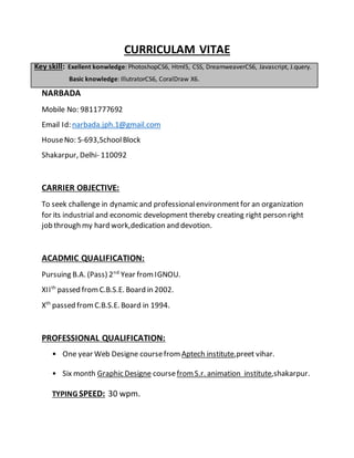 CURRICULAM VITAE | DOCX